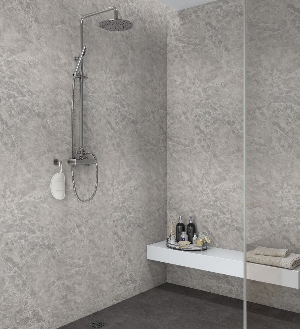 Guardian Neptune PVC Wall Panel 1000mm x 2400mm x 10mm - Bardigo Marbl ...